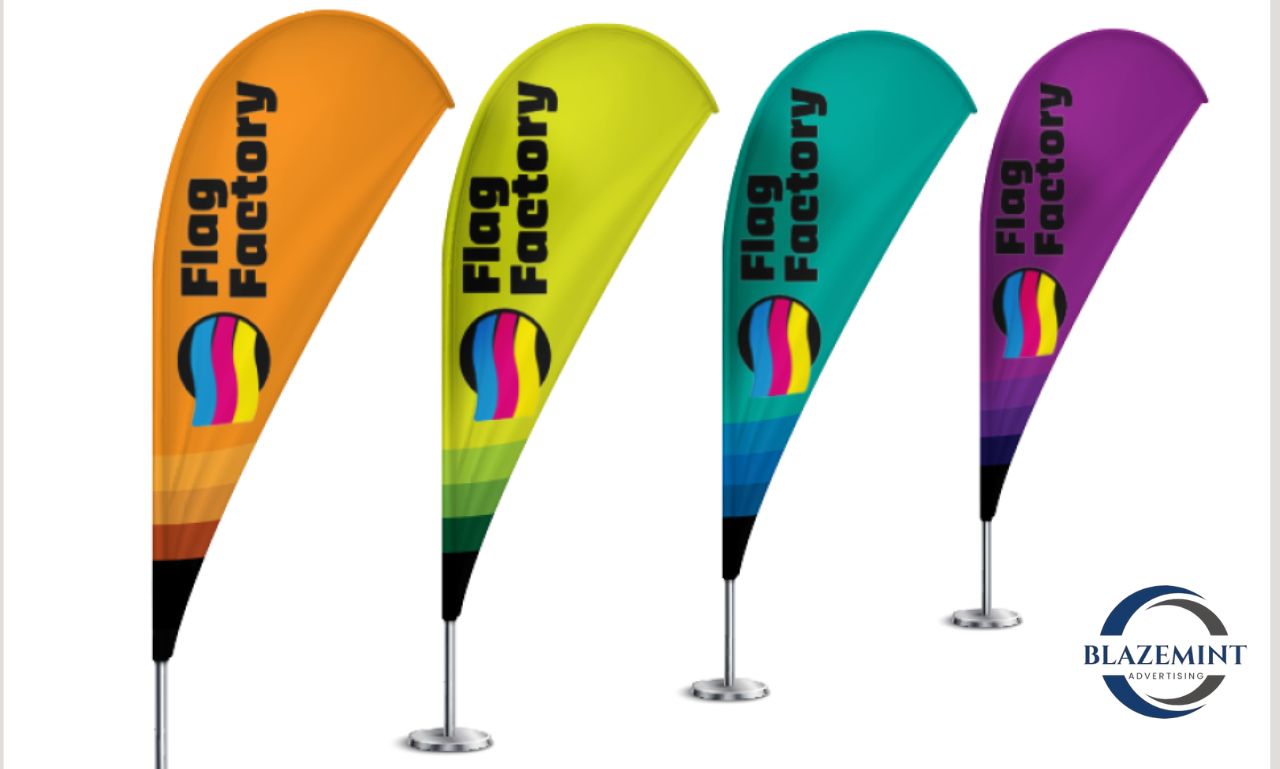 Telescopic Flag Printing Dubai - Custom Flag Poles UAE